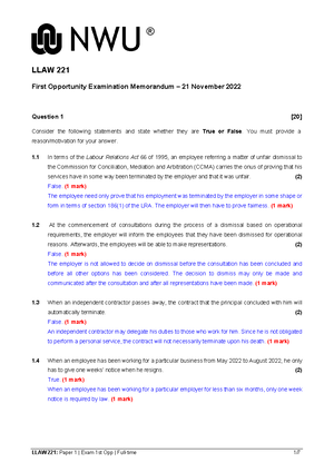 IURI 222 Semester plan 2024 - WORKPLAN IURI 222: LABOUR LAW 2 ND ...