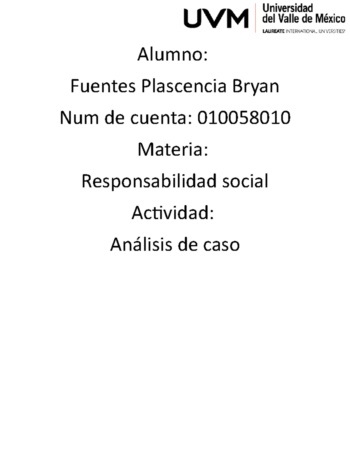 A9 Fuentes - Actividad materia blackboard - Alumno: Fuentes Plascencia ...
