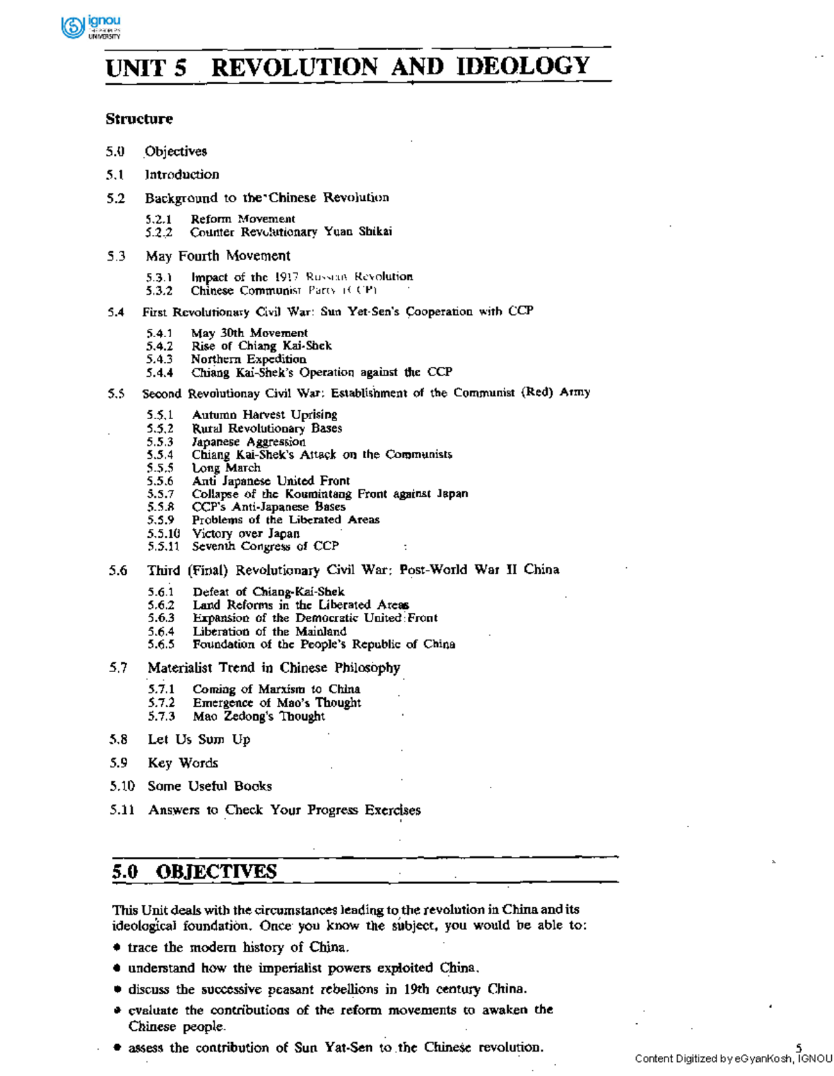 Unit-5 - IGNOU is best - UNIT 5 REVOLUTION AND IDEOLOGY Structure 5 ...