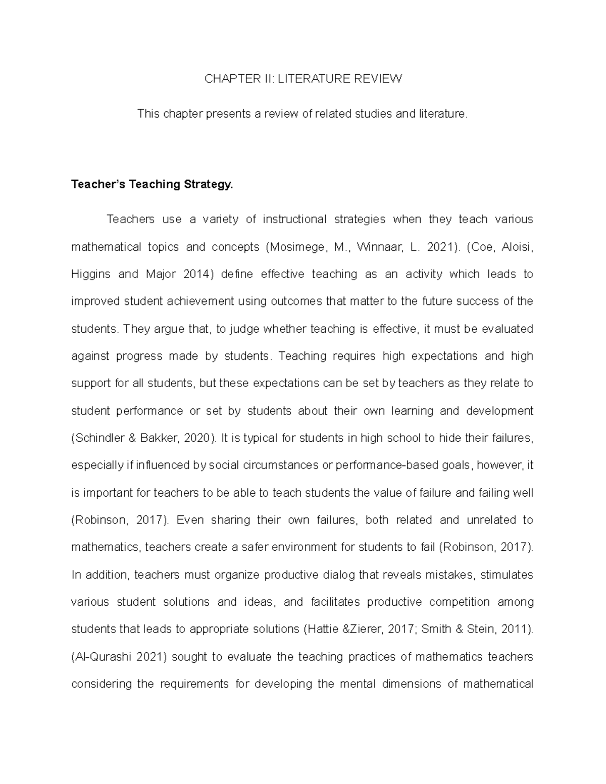 Rrl new - Summary Education - CHAPTER II: LITERATURE REVIEW This ...