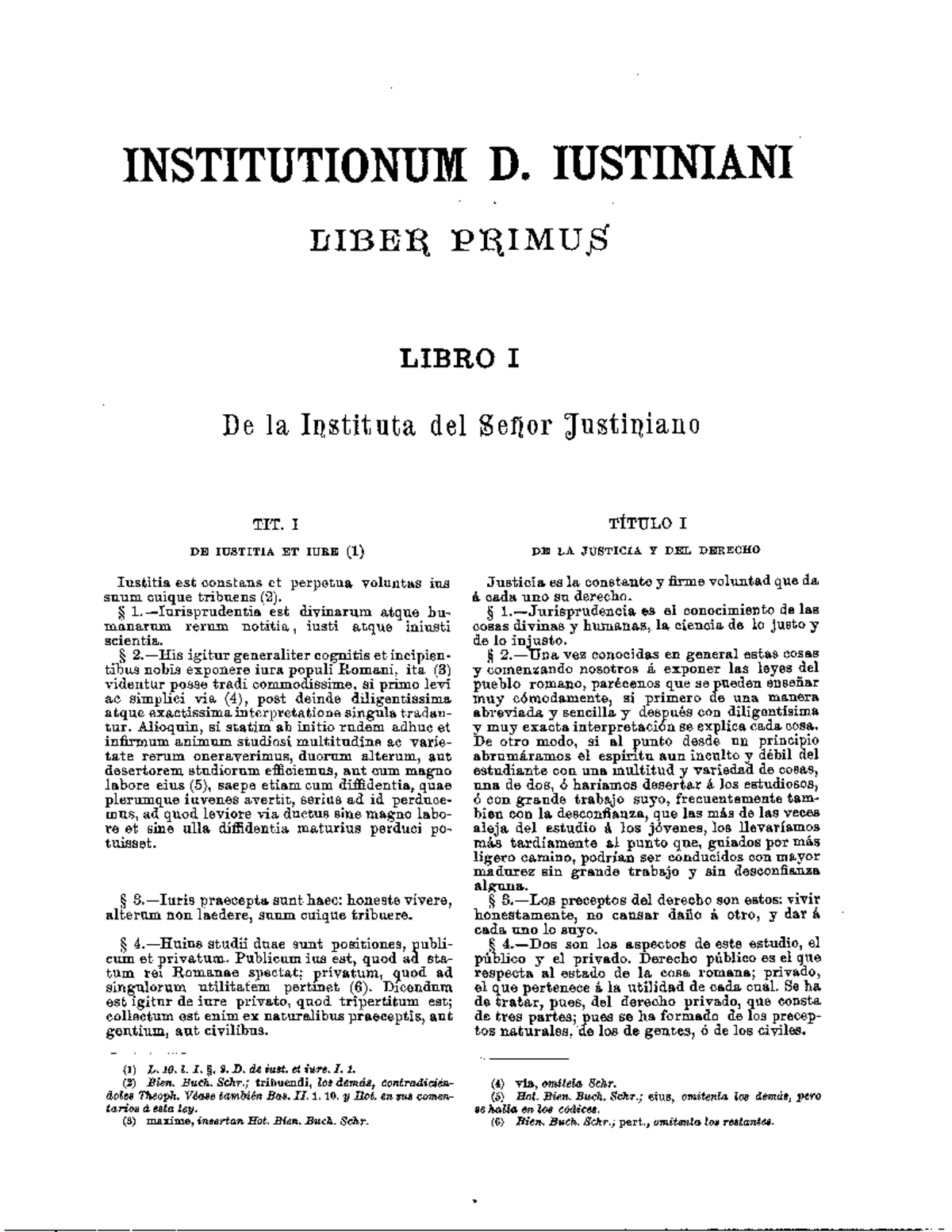 Digesto de Justiniano Libro I - Derecho Romano - Studocu