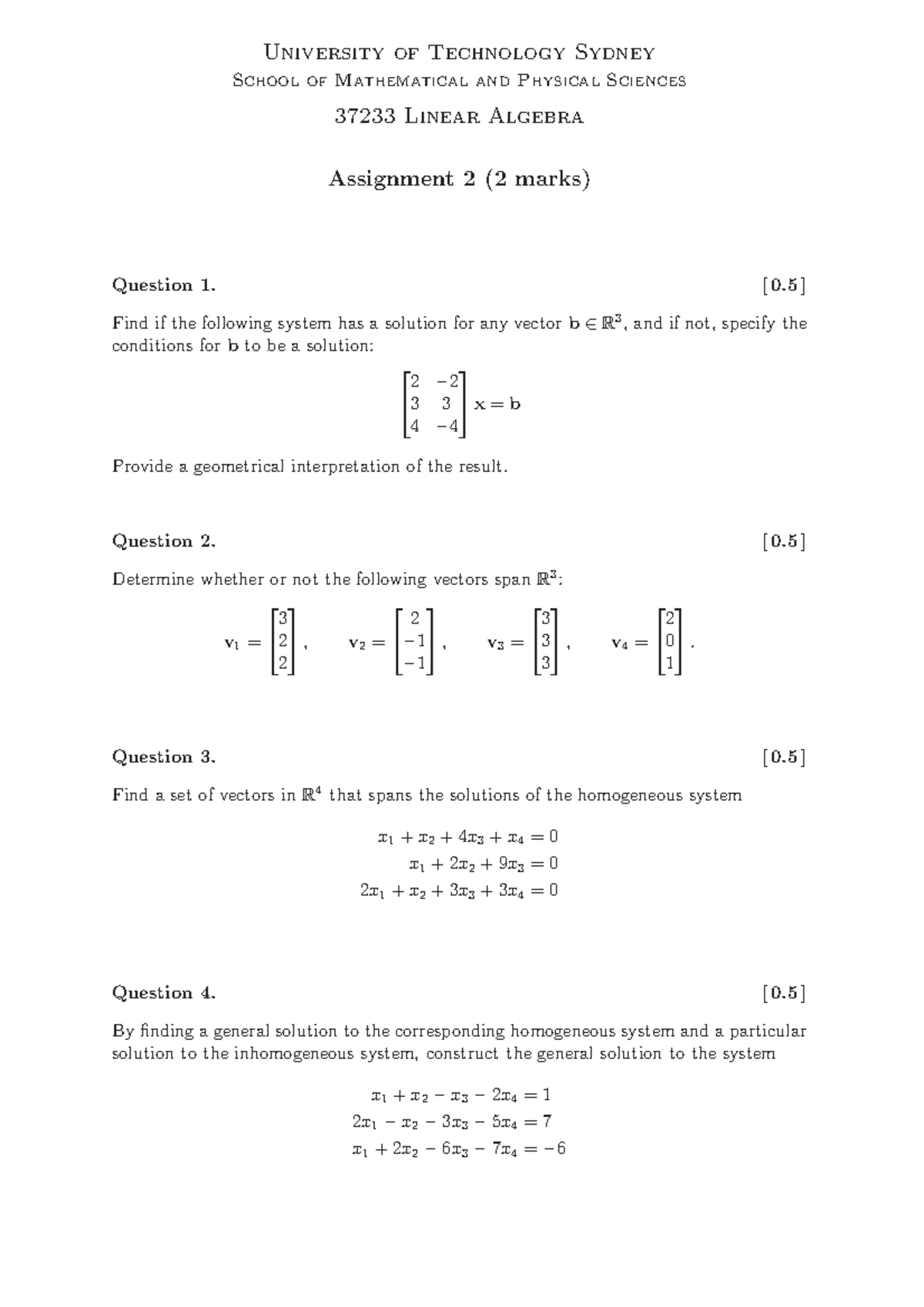 A02 - The A2 - University of Technology Sydney School of Mathematical ...