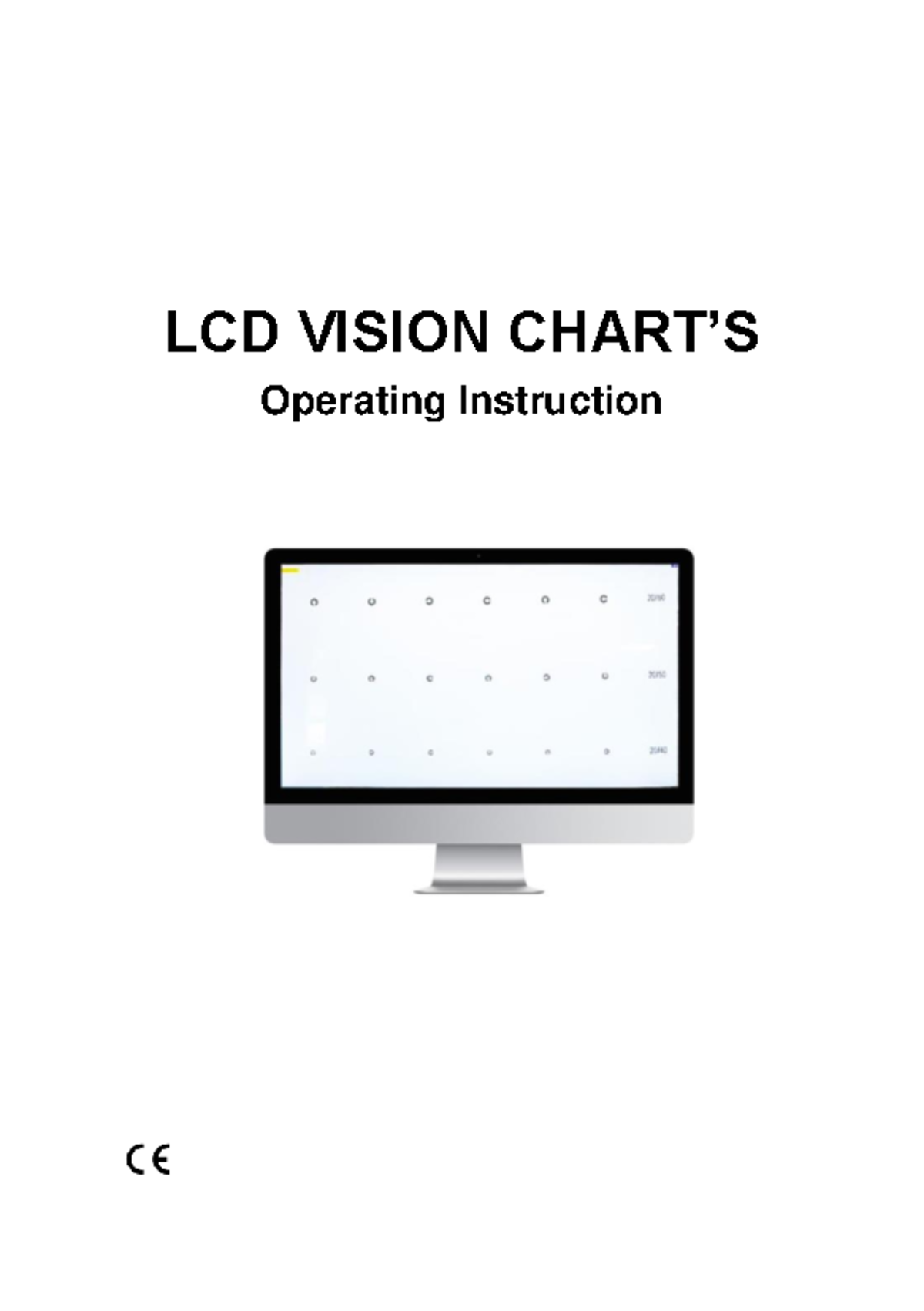 Manual INS-11061 - Math - LCD VISION CHART’S Operating Instruction ...