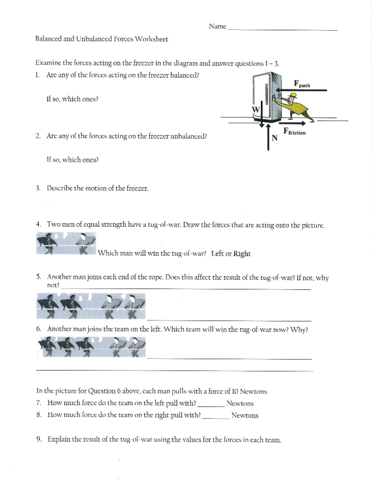 Forces homework packet - PSYC 201 - Capital - Studocu