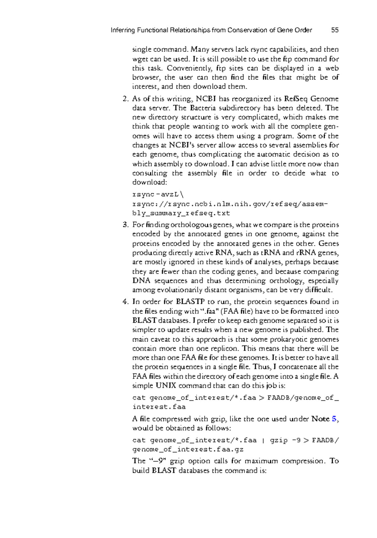 Fundamentals of Bioinformatics-22 - single command. Many servers lack rsync capabilities, and ...