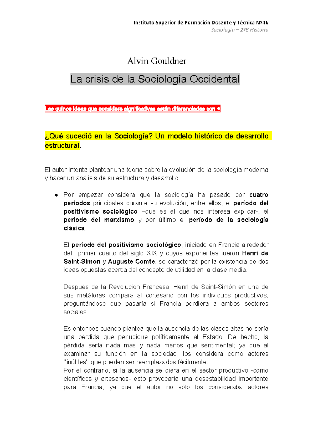 NO%20 Gouldner- Sociologia- Viera%20 - Sociología – 2ºB Historia Alvin ...