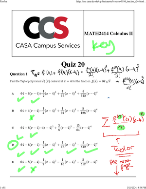 Final Review - Math 1432 – Calculus II Final Review Concepts to review ...