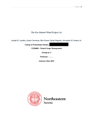 WBS WBSD - Work Breakdown Structure and Dictionary for Fox Island Wind ...