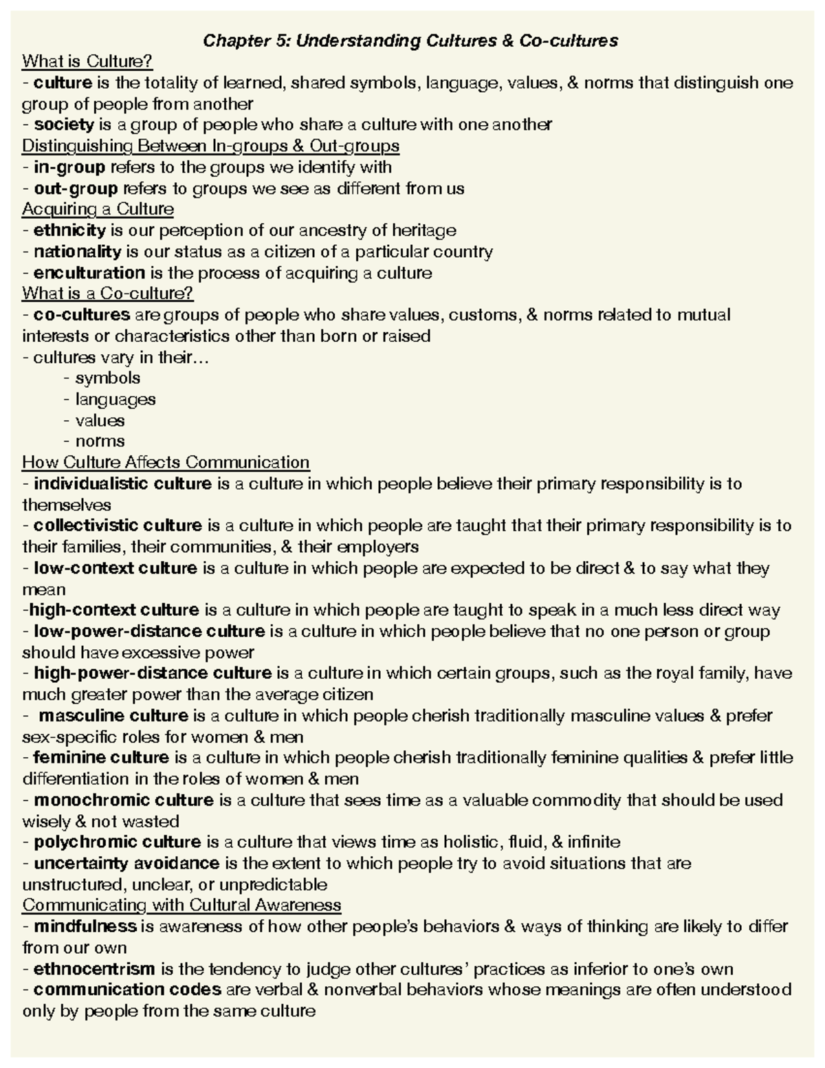 5.1 Understanding Cultures - .. symbols languages values norms How ...