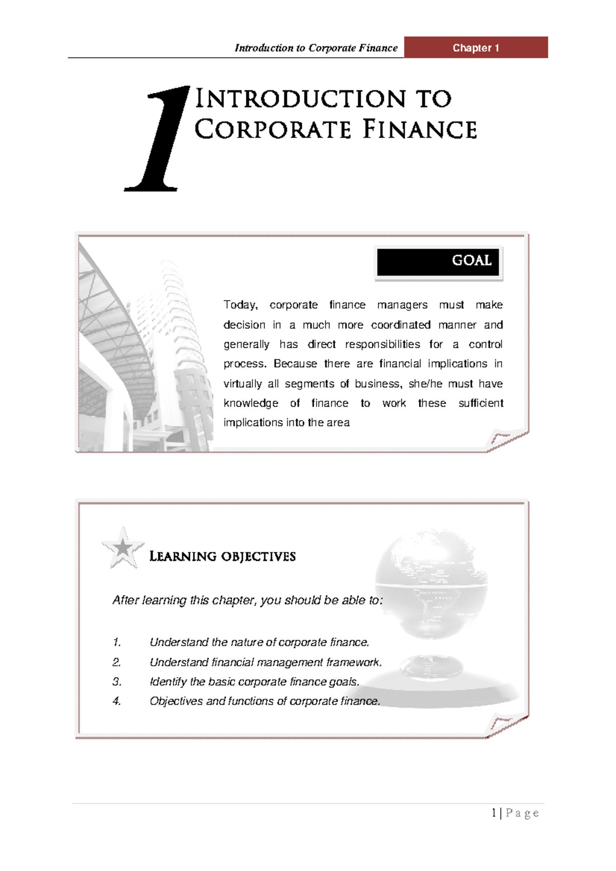 Fin 420 module chp 1 - slides - Introduction to Corporate Finance ...