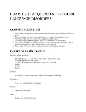 Chapter 6 Voice Disorders - CHAPTER 6 VOICE DISORDERS LEARNING ...