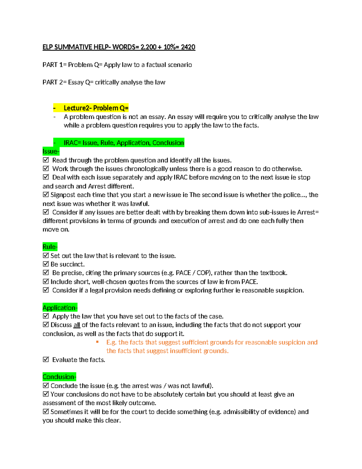 ELP Summative HELP - for assessments - ELP SUMMATIVE HELP- WORDS= 2,200 ...