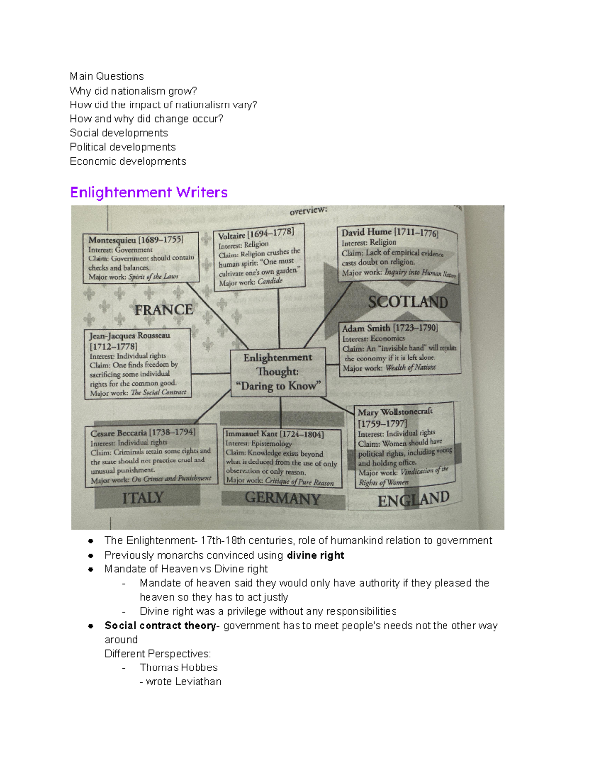 Unit 5 AP World History - Unit 5 Revolutions - Main Questions Why did ...