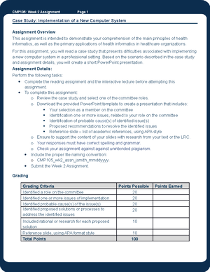 English Health Informatics Study notes - Introduction The purpose of ...