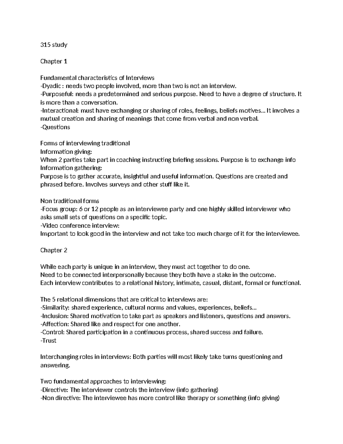 AHSC 315 study midterm 1 - 315 study Chapter 1 Fundamental ...