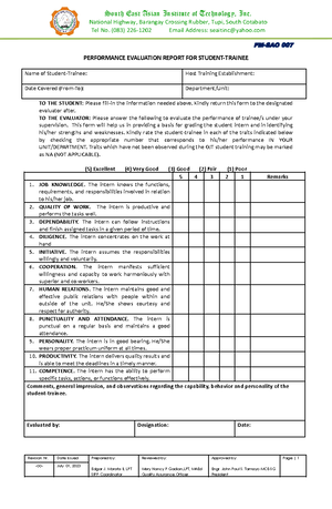 4.-HTE-Evaluation-Form-General v2.0 s.8 - FM-SAO 008 HOST TRAINING ...