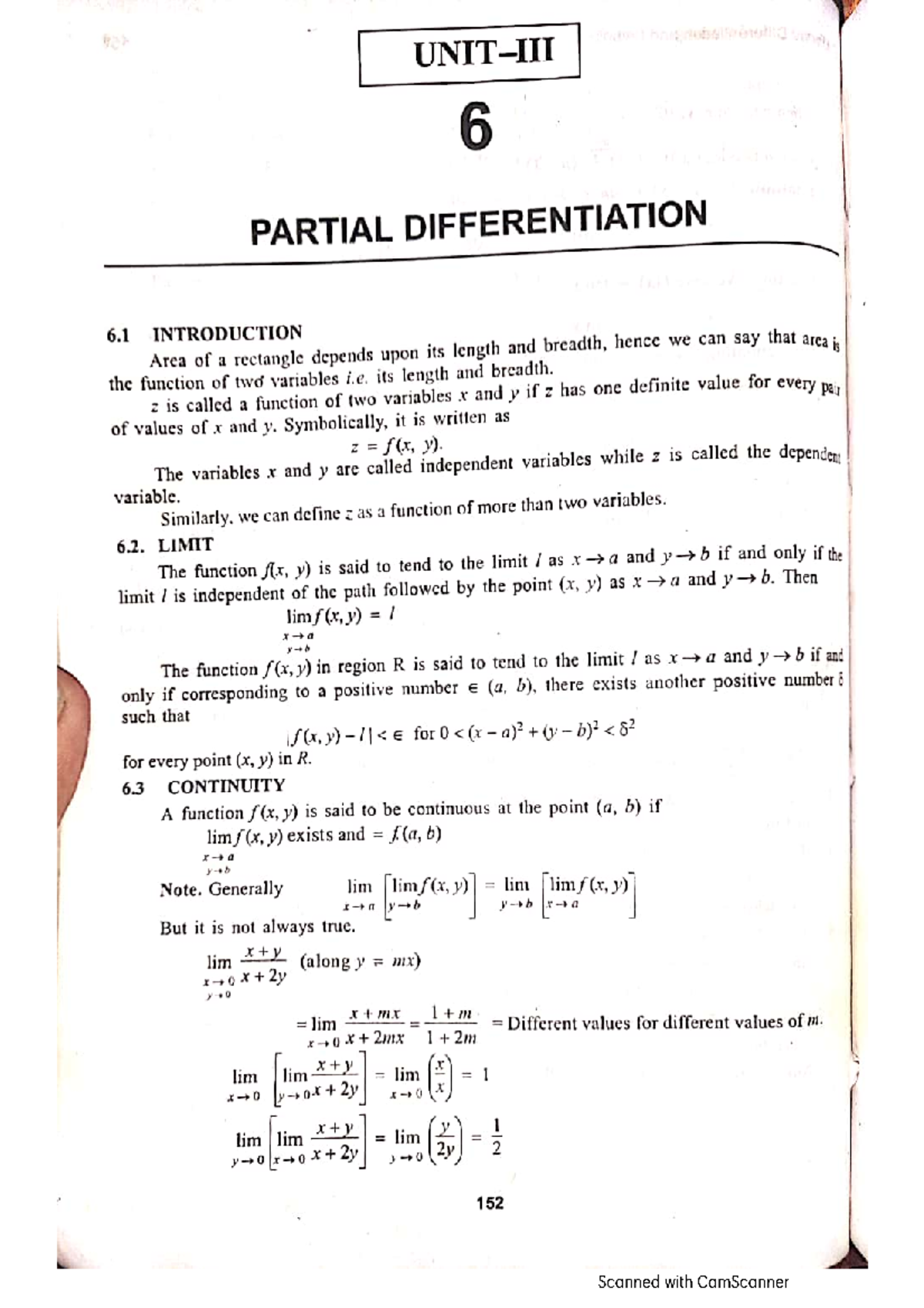 Partial Differentiation - Engineering Mathematics-II - Studocu