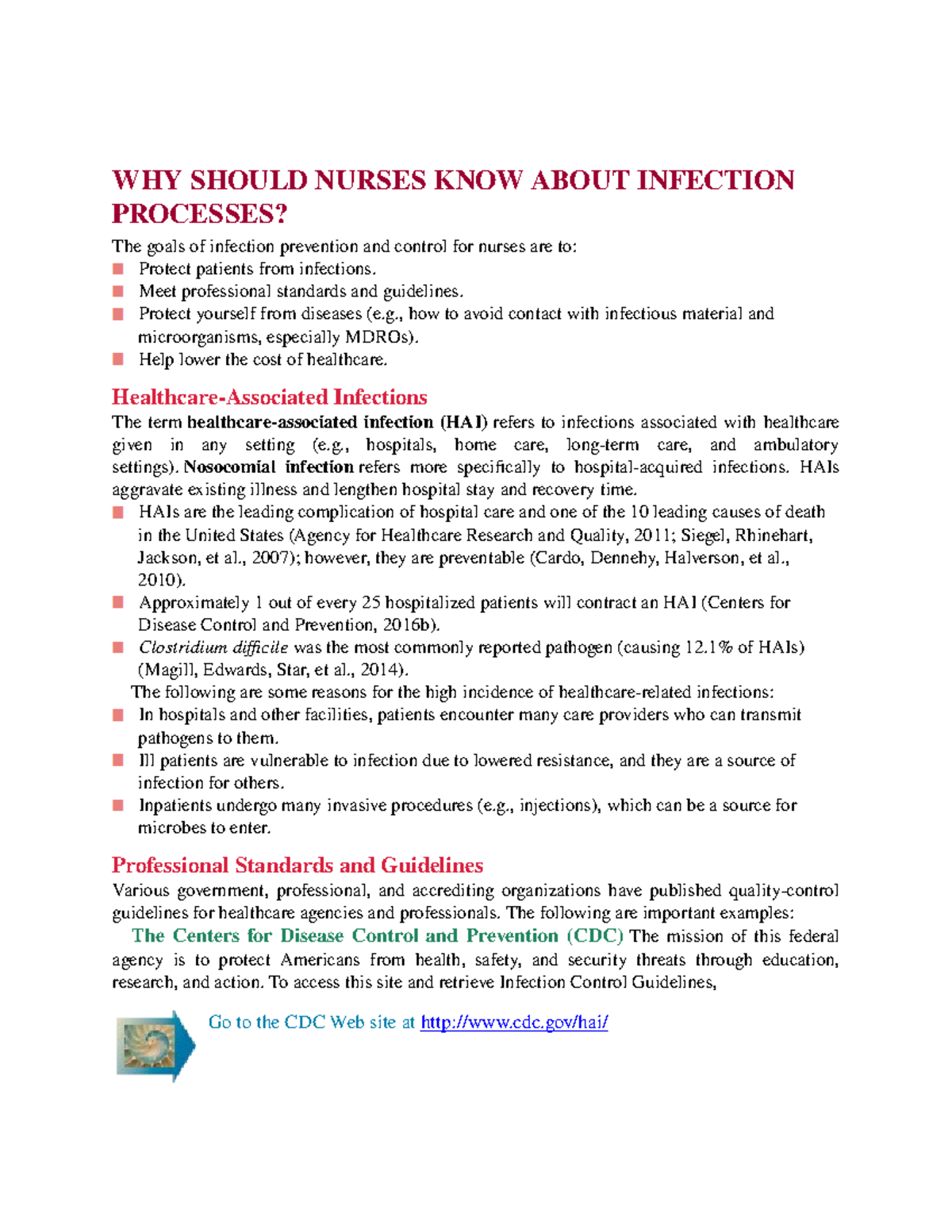 Infection - Notes on nursing arts and science - WHY SHOULD NURSES KNOW ...