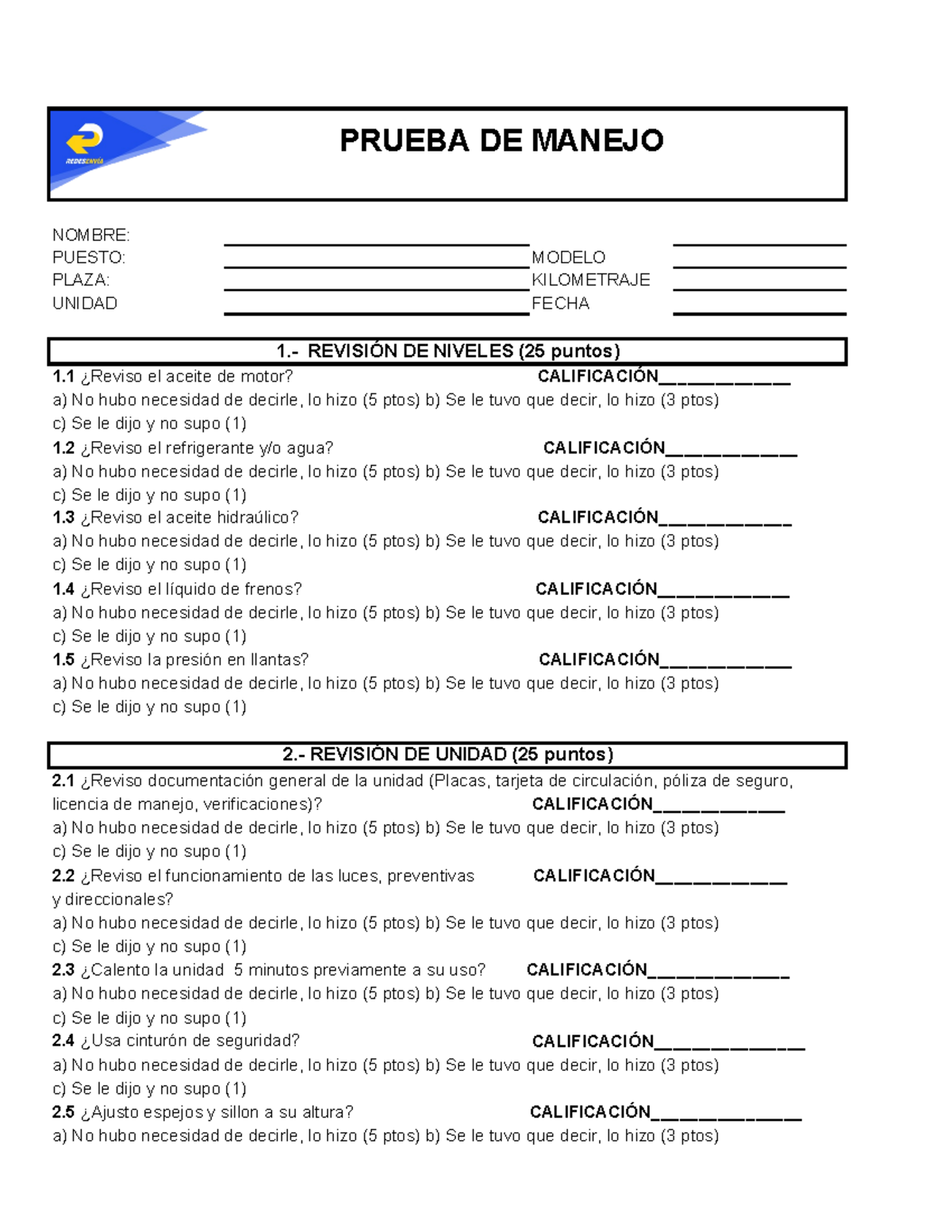 10. Prueba de manejo - ARCHIVOS PARA CONOCIMIENTO GENERAL - NOMBRE ...