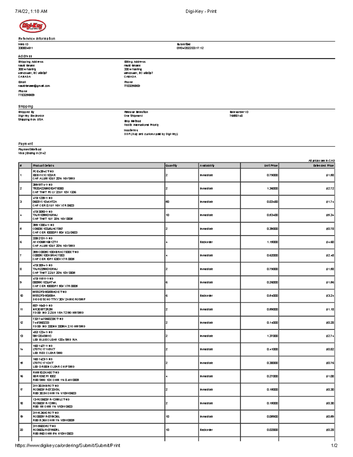 Digi-Key - Print - ojj - 7/4/22, 1:18 AM Digi-Key - Print digikey ...