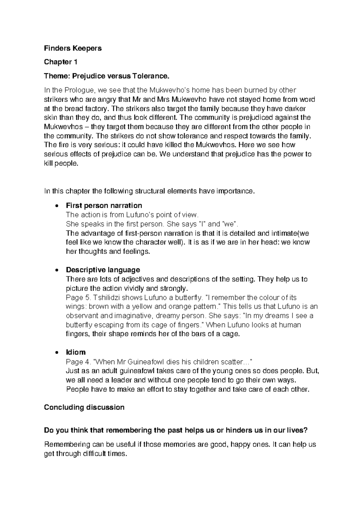 Finders Keepers Chapter 1 PDF version - Finders Keepers Chapter 1 Theme ...