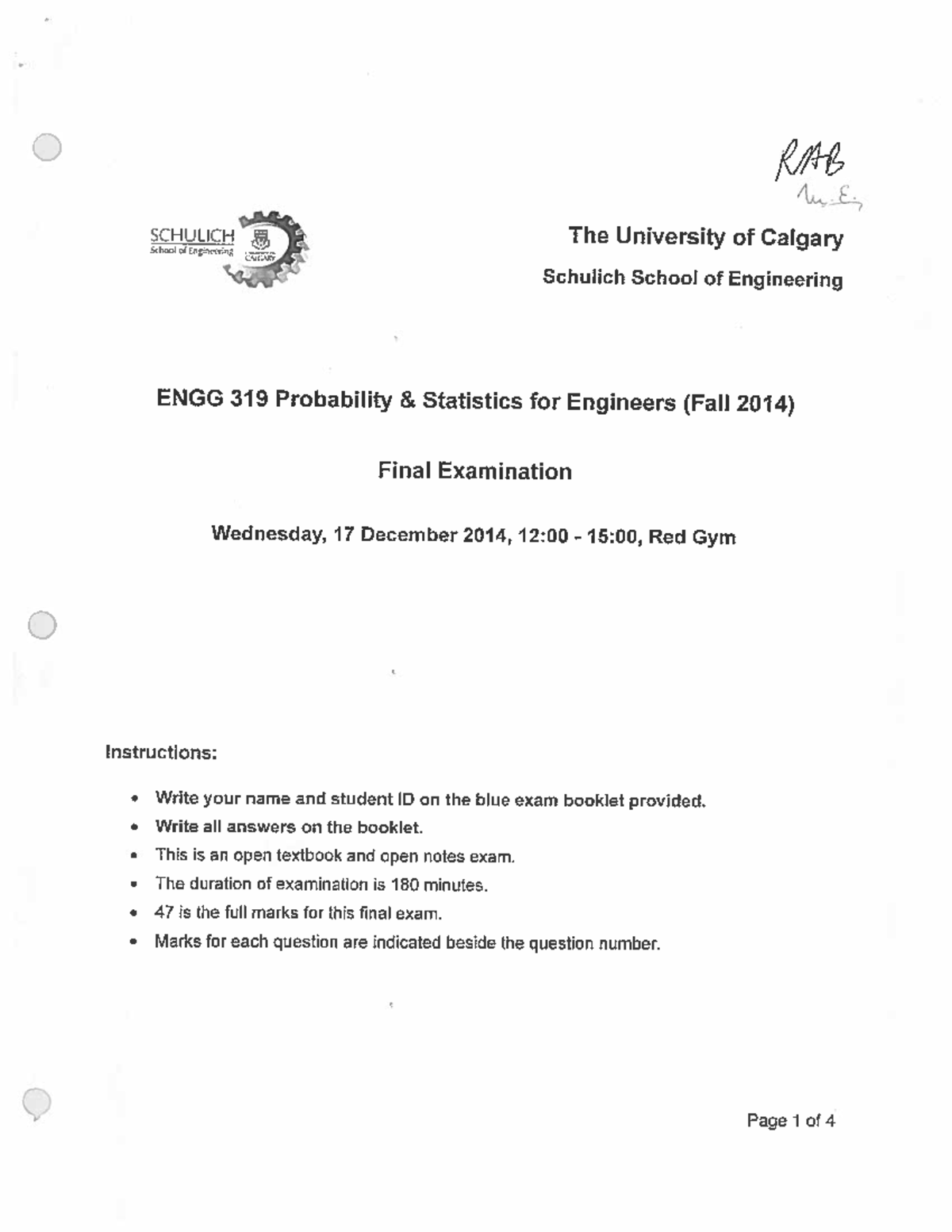 Final Exam 2014 Questions And Answers Engineering 319 Warning Decodescan Unexpected Mcu