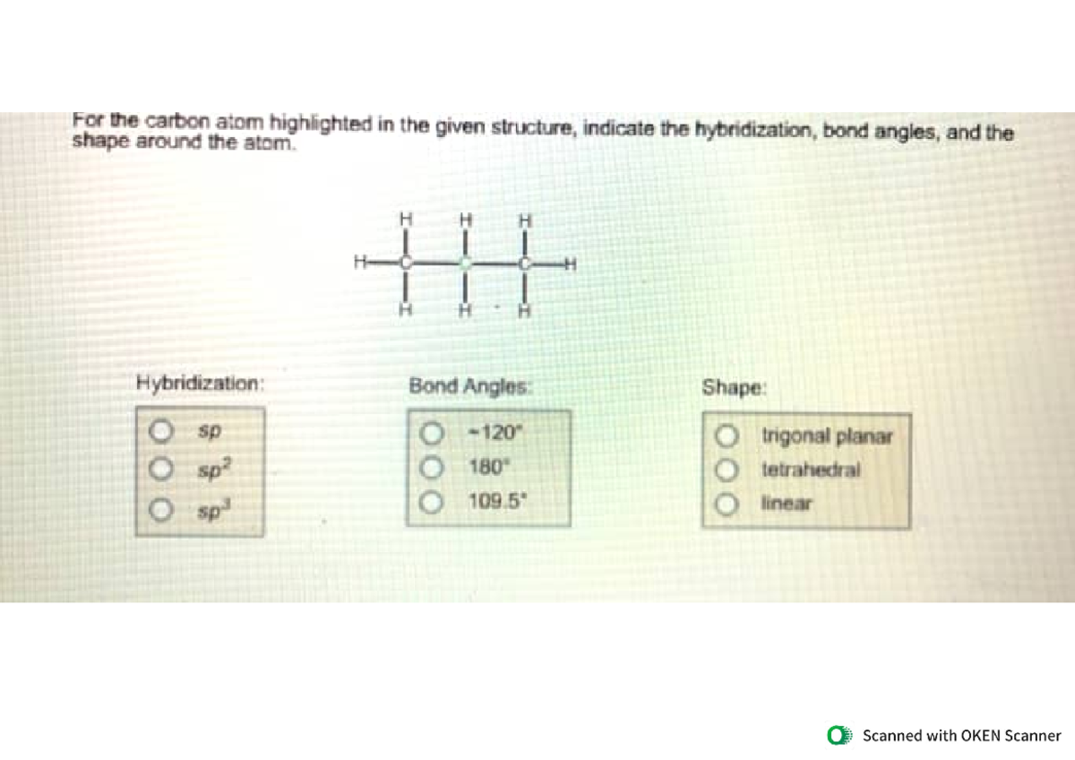 Chemistry 7 - VSEPR theory, Hybridization, Tetrahedral geometry ...
