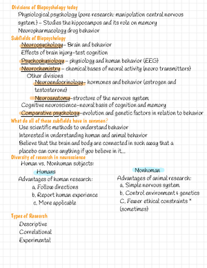 Introduction To Neuroscience 4 - The scientific Method The approach ...