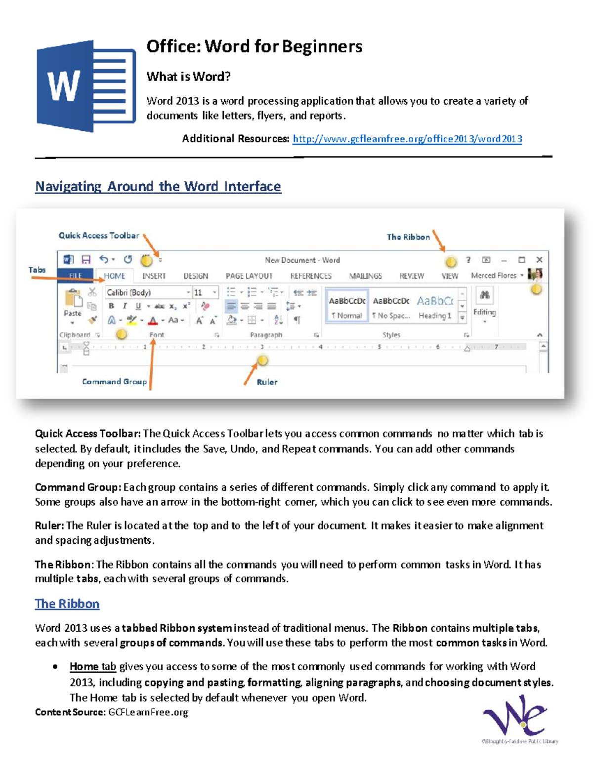 Word Tutorial - Good notes - Office: Word for Beginners What is Word ...