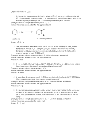Rameyexam 2review - Organic chem 1 with Dr. Ramey - CHE 2201 - Studocu