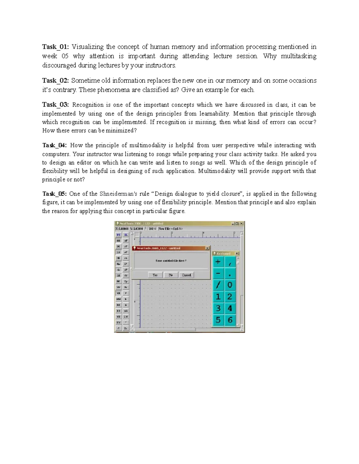 Class Activity 04 - Task_01: Visualizing the concept of human memory and information processing ...