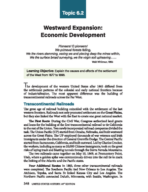 AMSCO APUSH 6.1 - Studocu