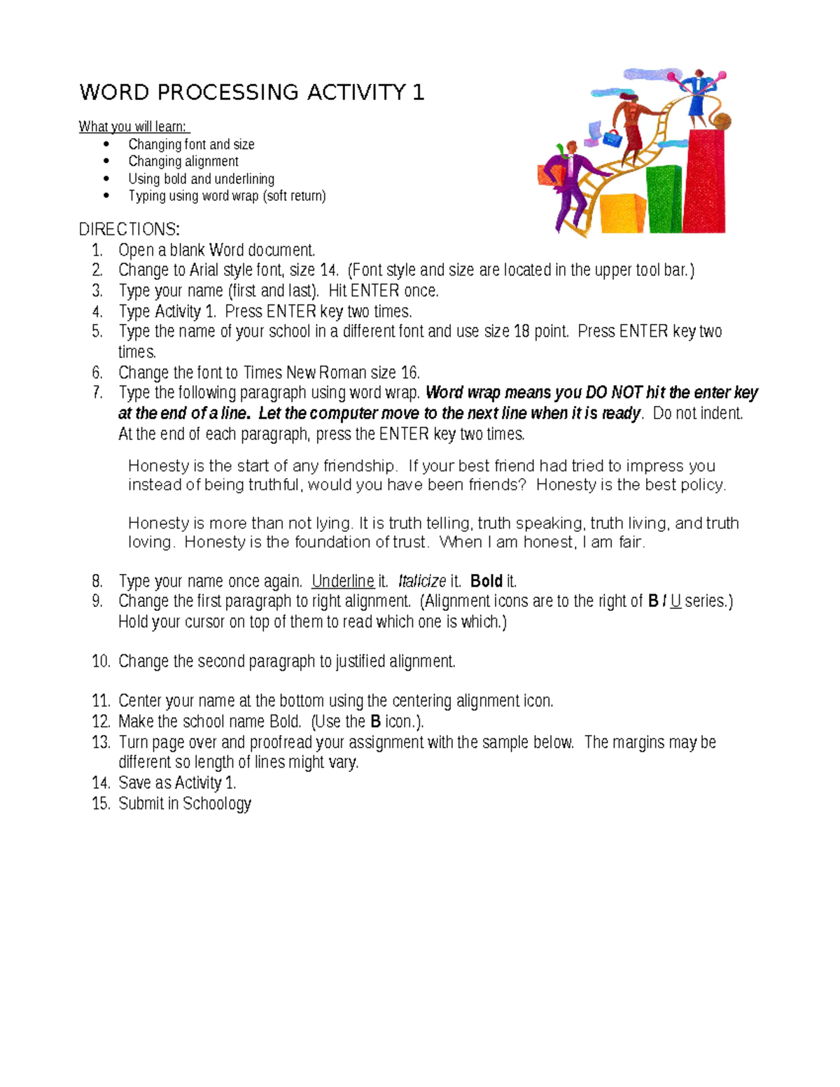 Word Activity 1 - g6fygukggkgg - WORD PROCESSING ACTIVITY 1 What you ...