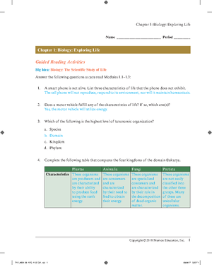 Biology ch 2 - class notes - When two or more different ...