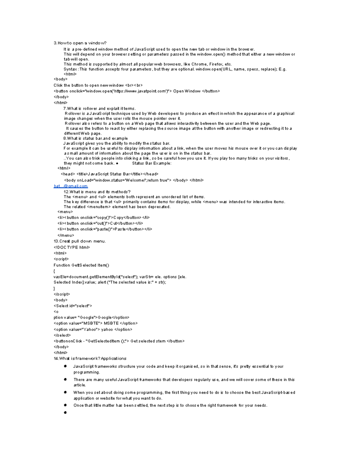 CSS - all the best - 3 to open a window? It is a pre-defined window method of JavaScript used to ...