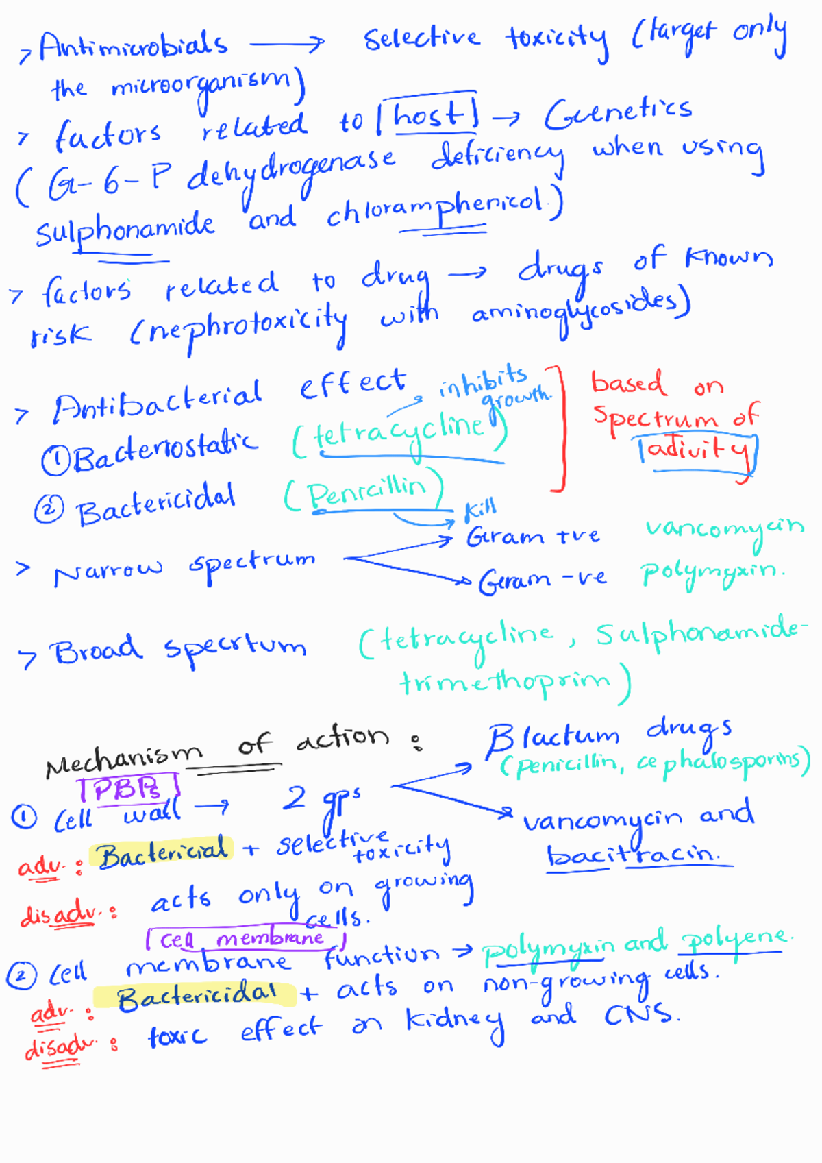 Microbiology midterm lectures 241123 012205 - 7 Antimicrobials ...