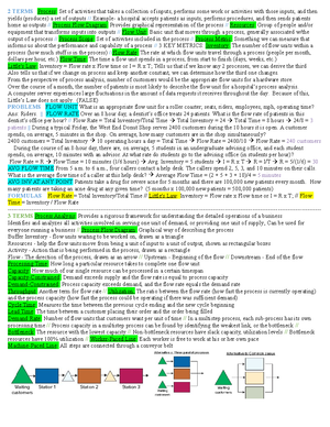 Chapter 3 Operations Management - Chapter 3 Process Analysis Process ...