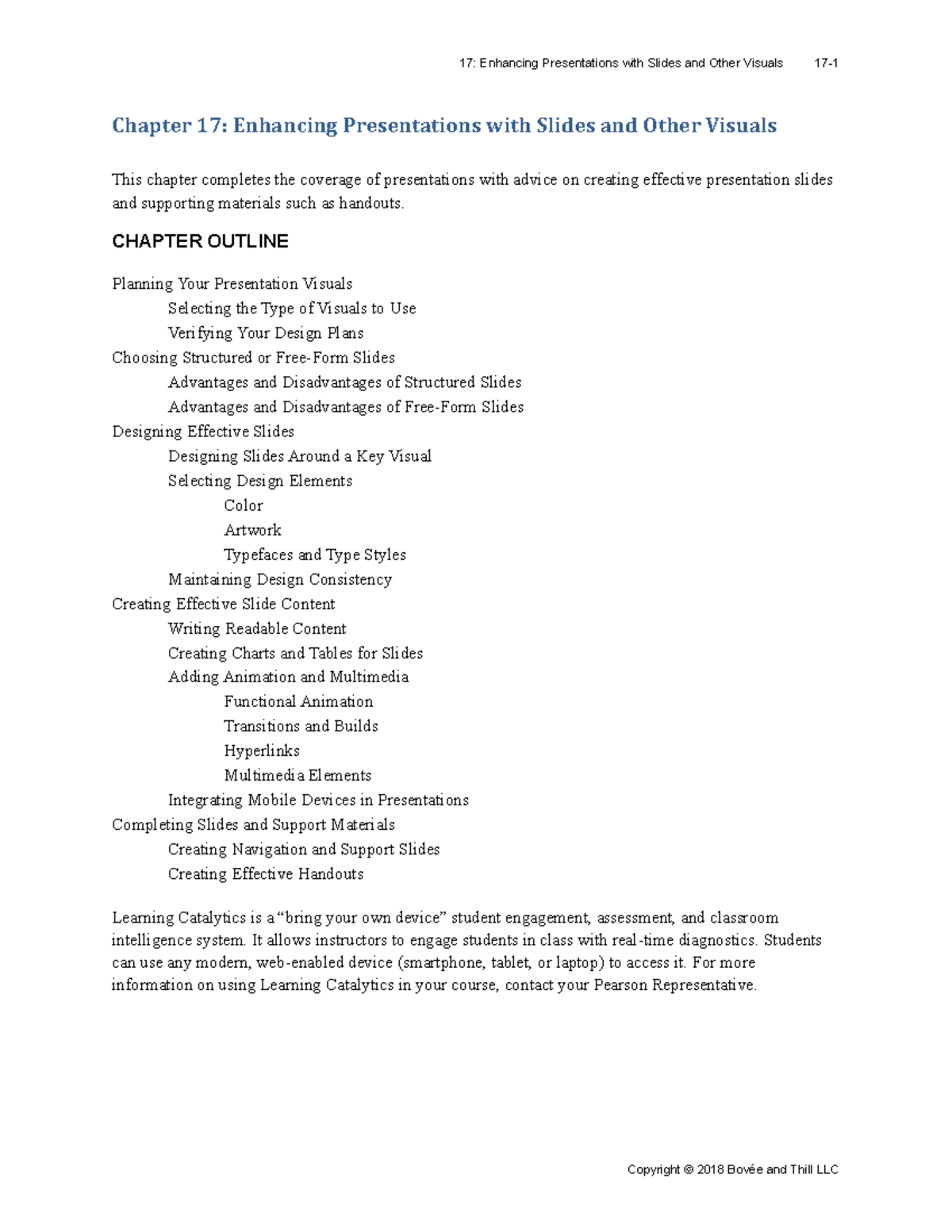 013458130 X CH17 IM - Lecture note Business communication - Chapter 17 ...