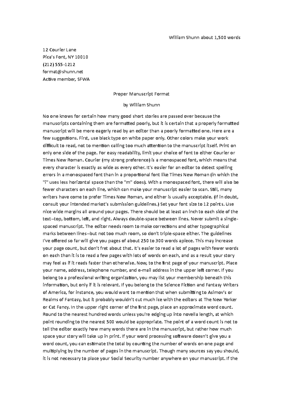 Hodaya - Jackie's 1500 word text - William Shunn about 1,500 words 12 ...