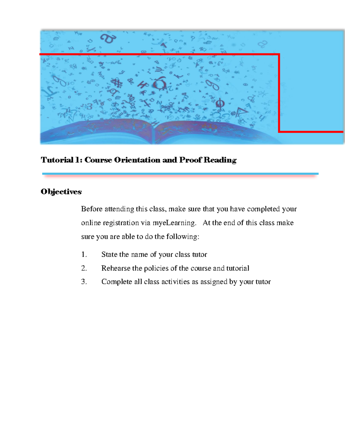 FOUN1000 Tutorial Activity 1 - Tutorial 1: Course Orientation and Proof ...