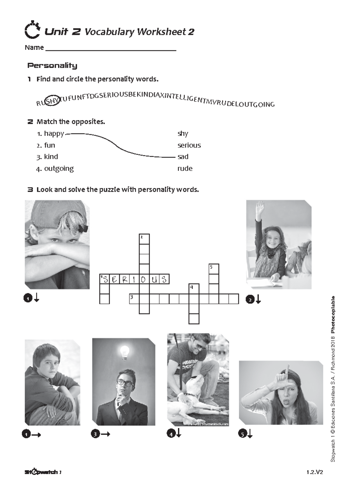 TRM SW1 U2 V2 - Worksheet - Name Unit 2 Vocabulary Worksheet 2 1 1.2 ...