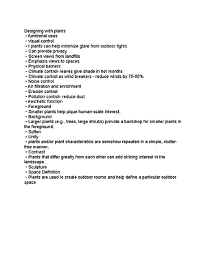 Introduction to Landscape Architecture (LA 100) - Landscape ...