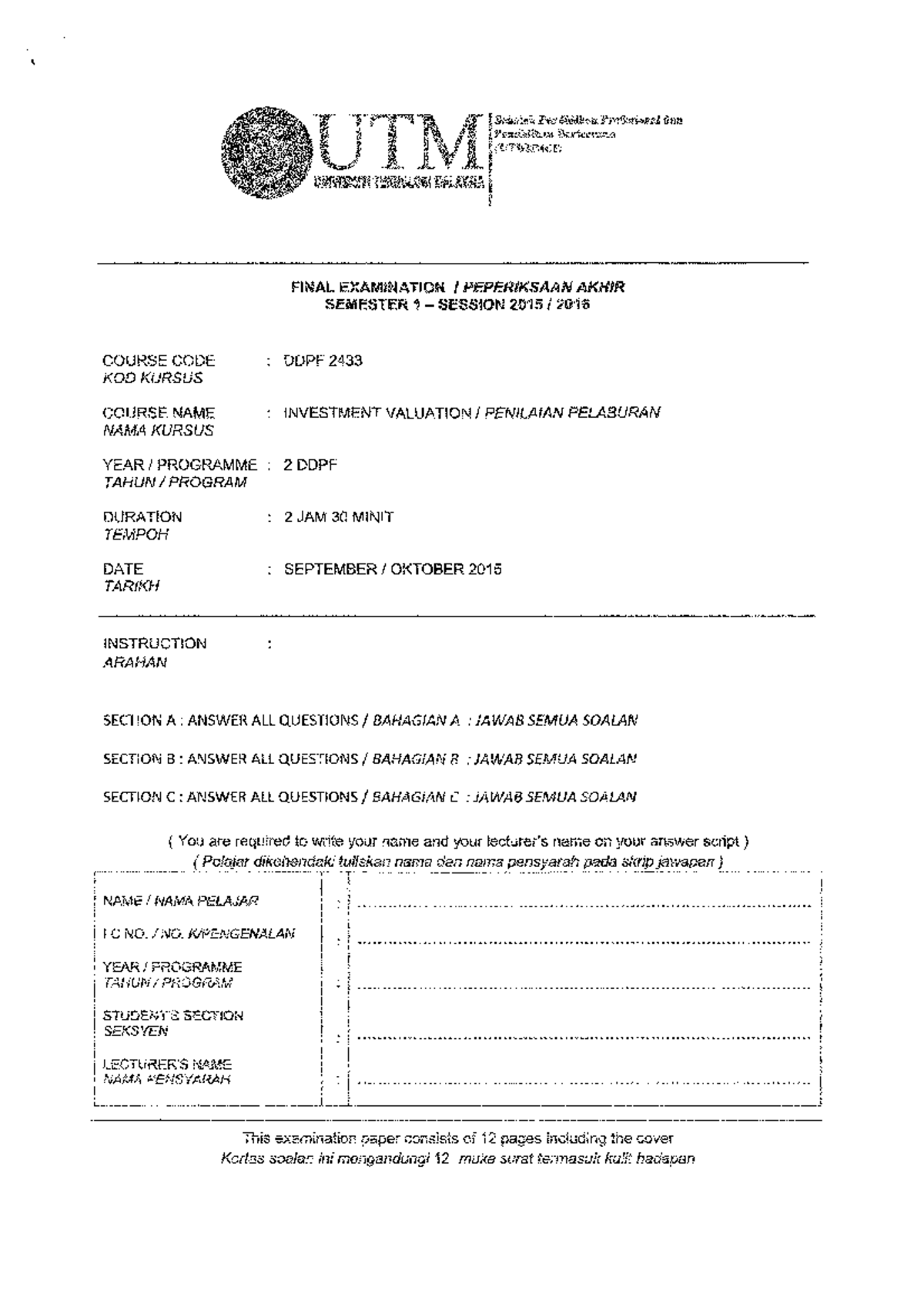 Full Text - notes - Property Management - Studocu