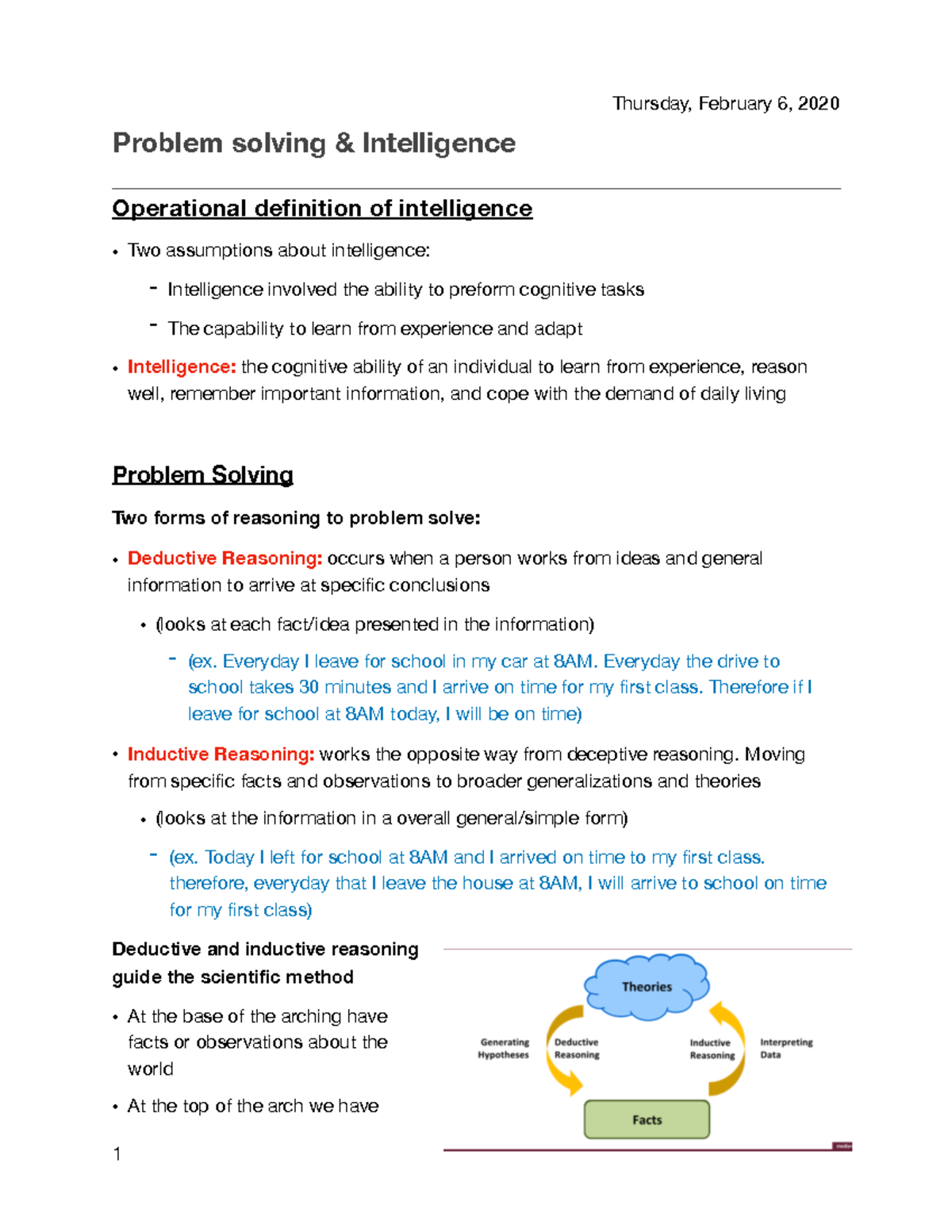 Module 4 - Detailed notes on Problem Solving and Intelligence - Problem ...