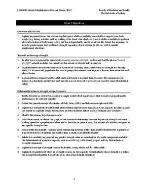Muscle Adaptations to Use and Disuse Notes - Muscle Adaptations to Use ...