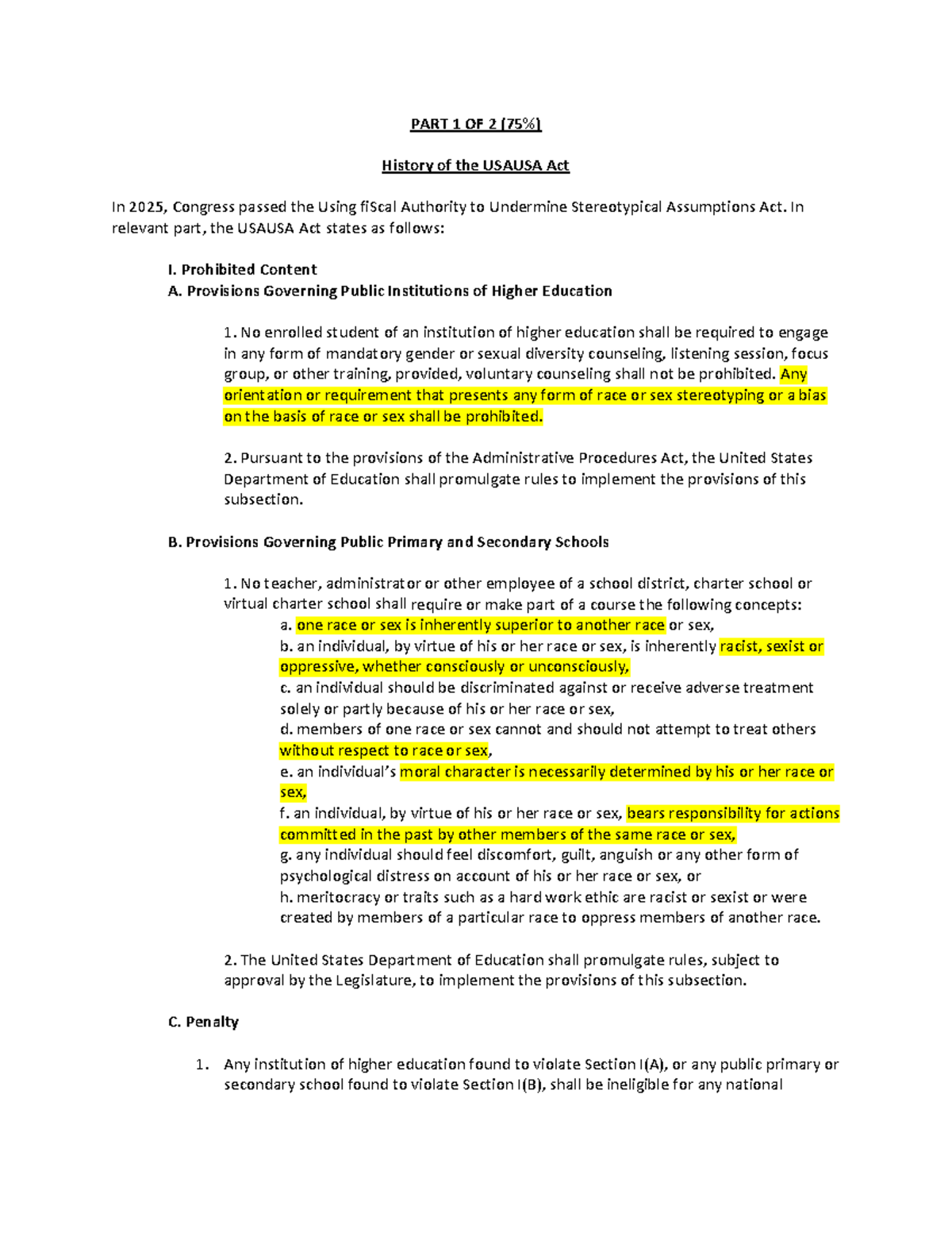 Spring 2022 Final Exam - essay - PART 1 OF 2 (75%) History of the ...