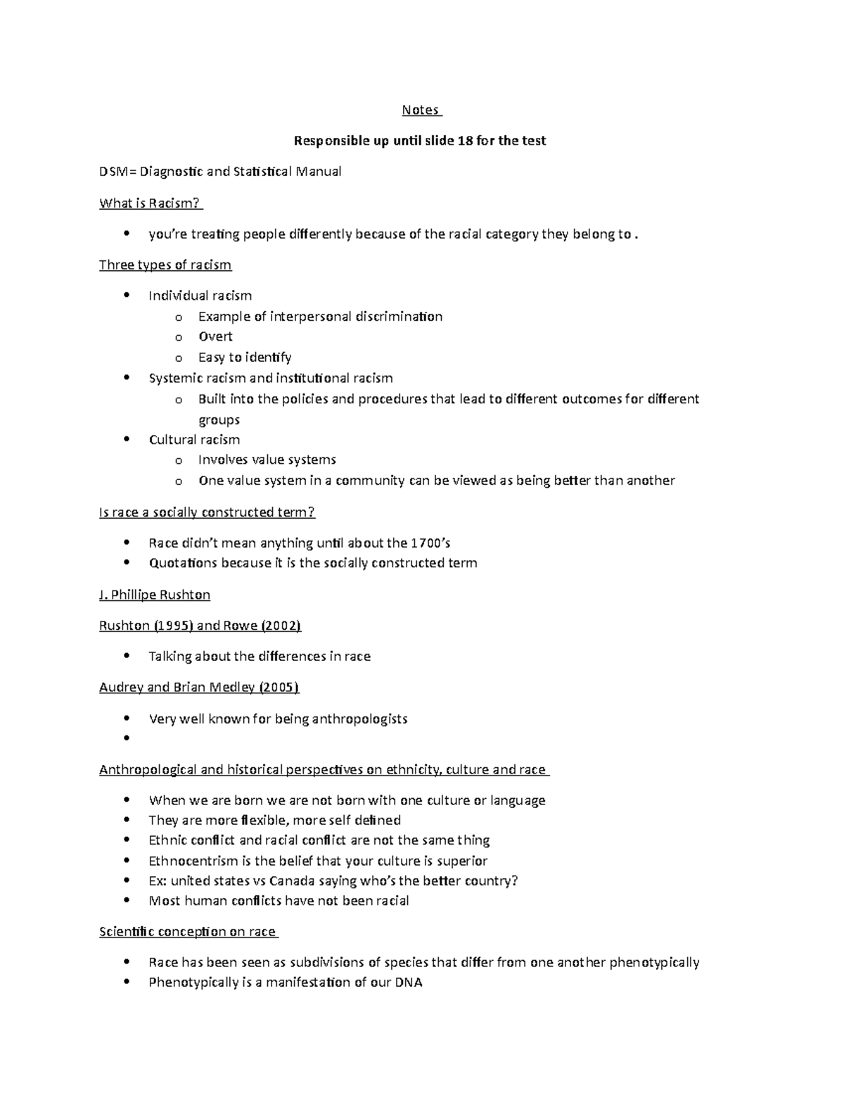 Sigma notes - Notes Responsible up until slide 18 for the test DSM ...