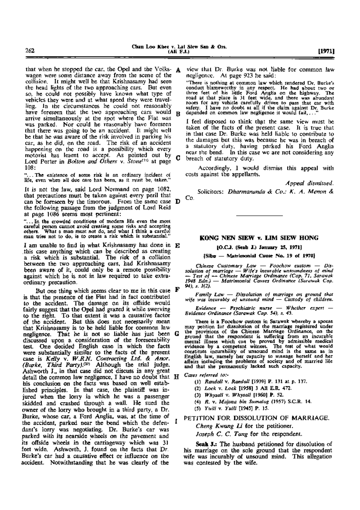 KONG NEN SIEW v LIM SIEW HONG - Foundation English - Studocu