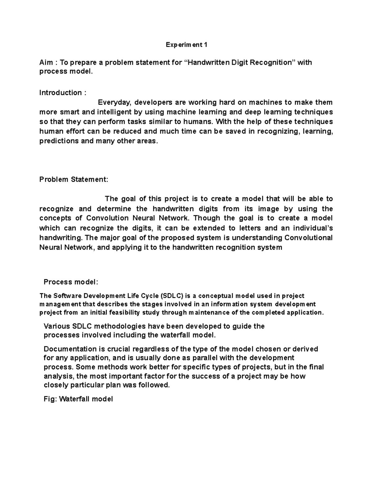 Software Engineering Experiment All 2021 - Experiment 1 Aim : To ...