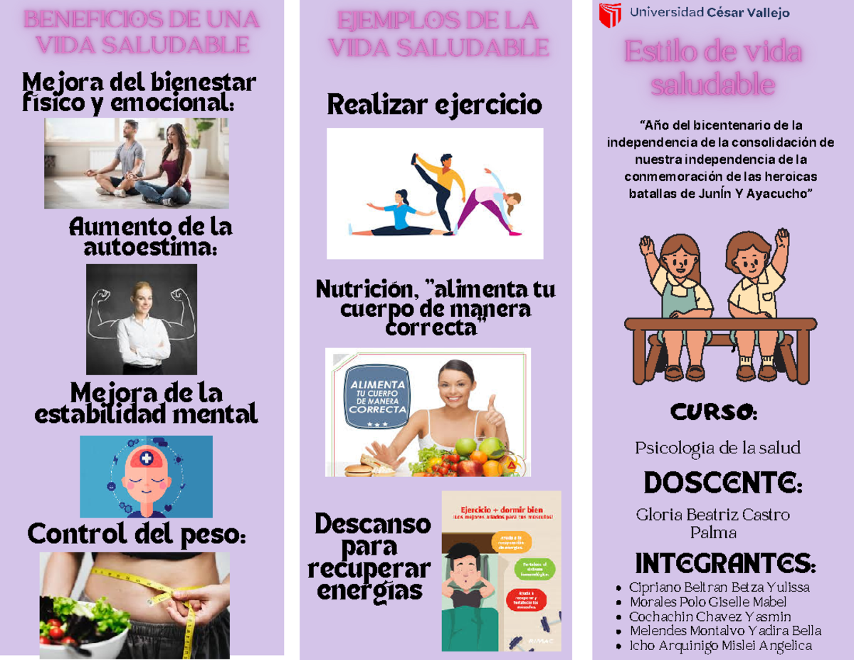 Triptico - ́} “Año del bicentenario de la independencia de la ...